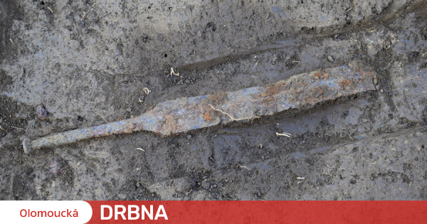 U Němčic nad Hanou archeologové objevili zabité meče. Šlo o keltský ...