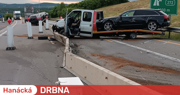 Dopravní kolaps u Olomouce. Po noční nehodě na D35 byly přetížené i objízdné trasy