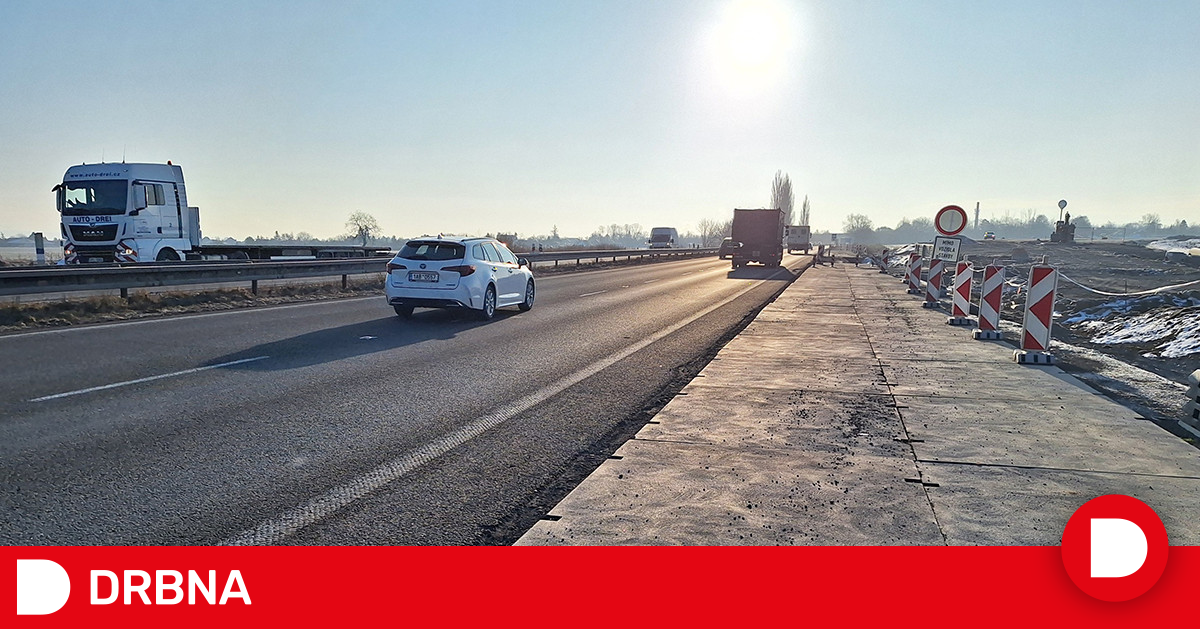 Na D35 u Olomouce začne čtyřměsíční omezení, na vytíženou dálnici se bude napojovat nový úsek