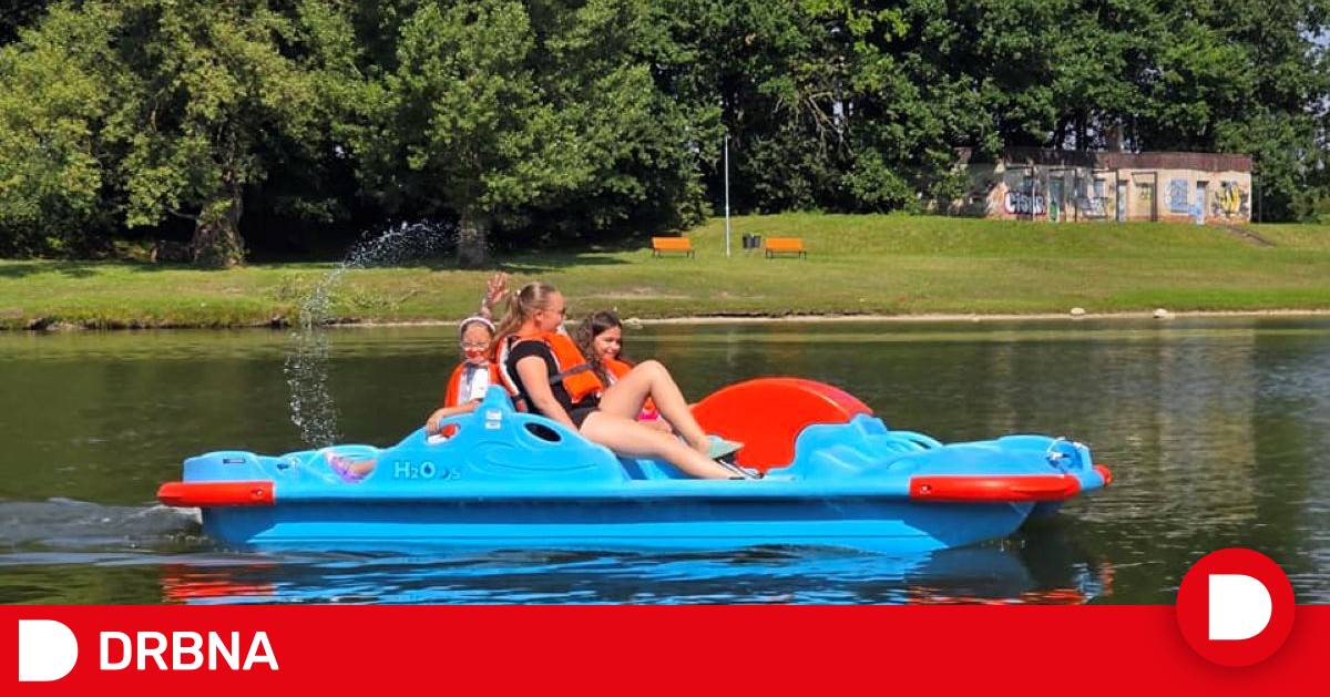 Hurá na Lagunu v Přerově. Po lanovce pro děti zde začaly fungovat vodní ...